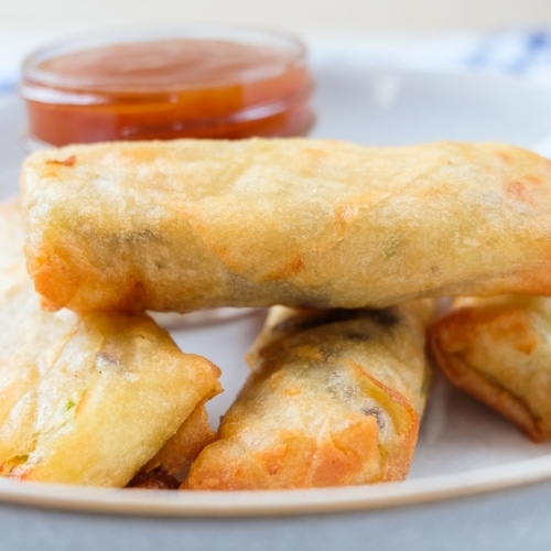 Crispy Air Fryer Frozen Spring Rolls - Simply Air Fryer