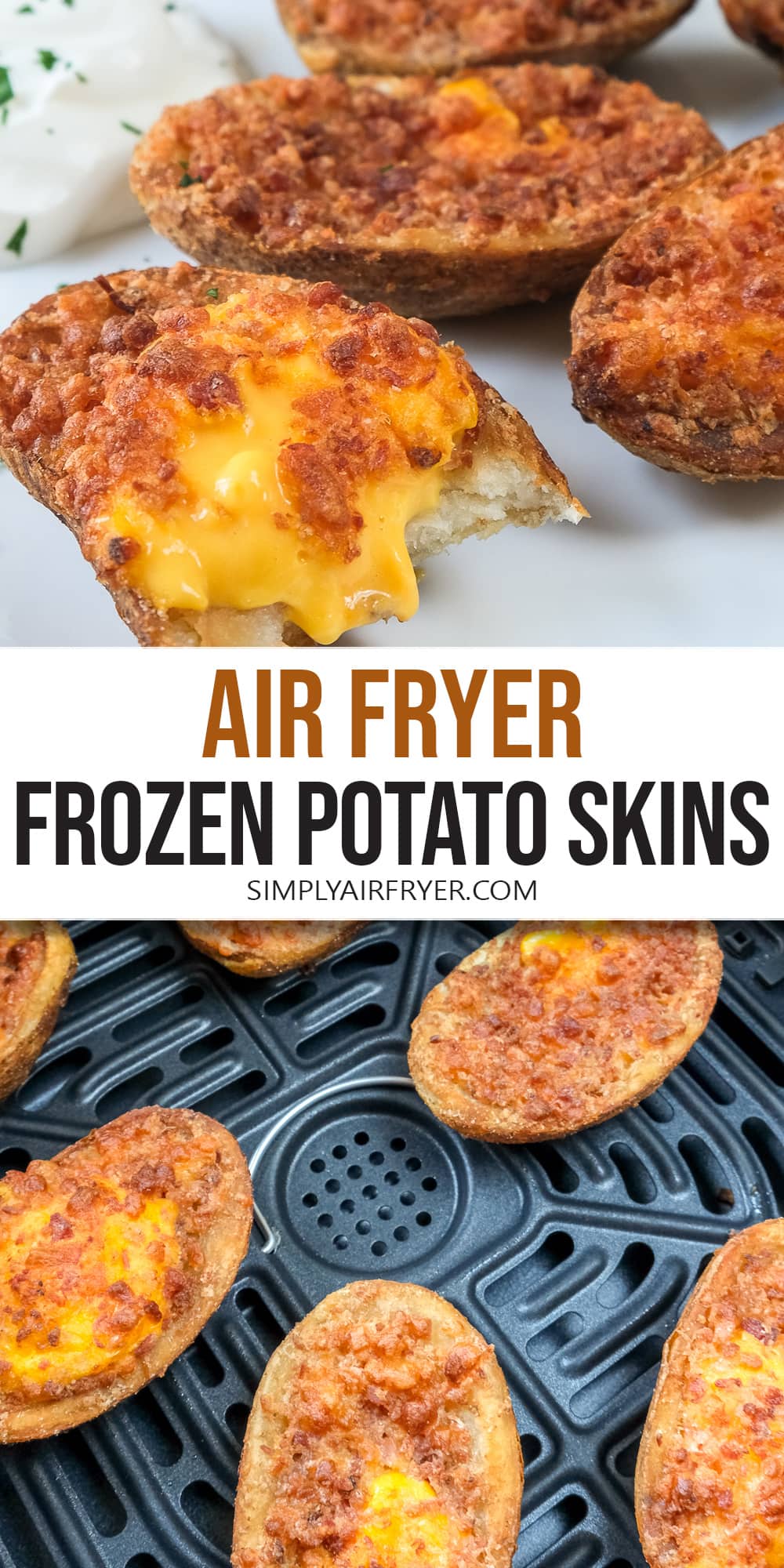 Frozen Potato Skins in the Air Fryer - Simply Air Fryer