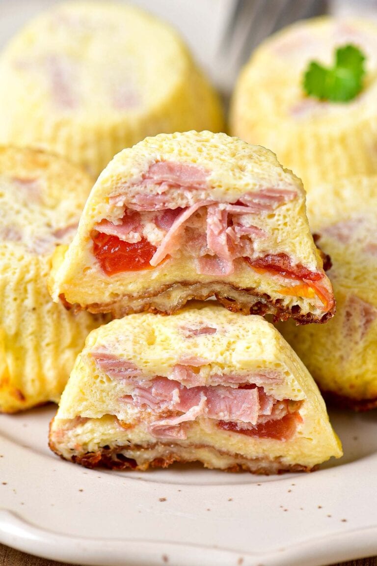 Air Fryer Ham and Egg Cups - Simply Air Fryer