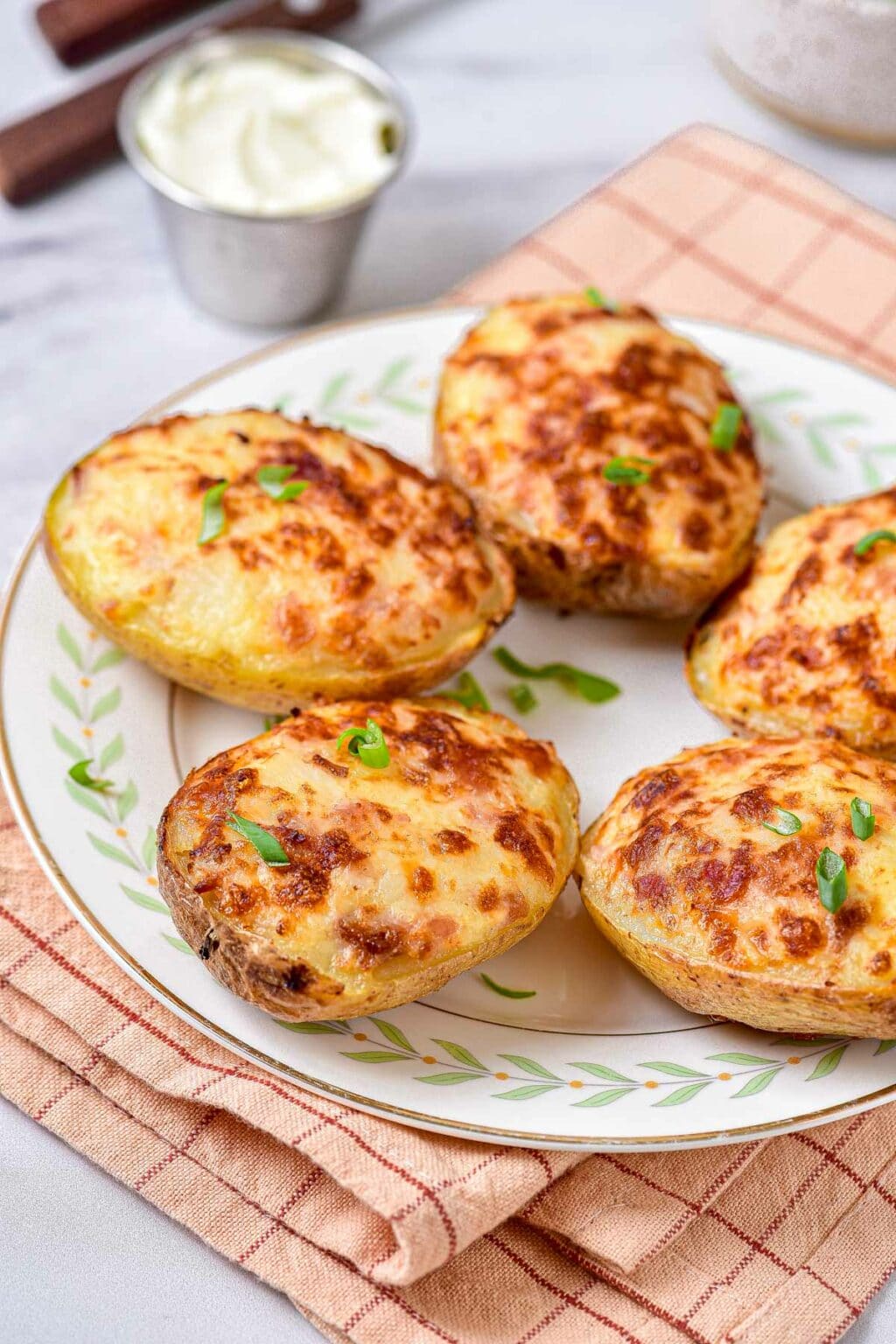 Air Fryer Twice Baked Potatoes - Simply Air Fryer