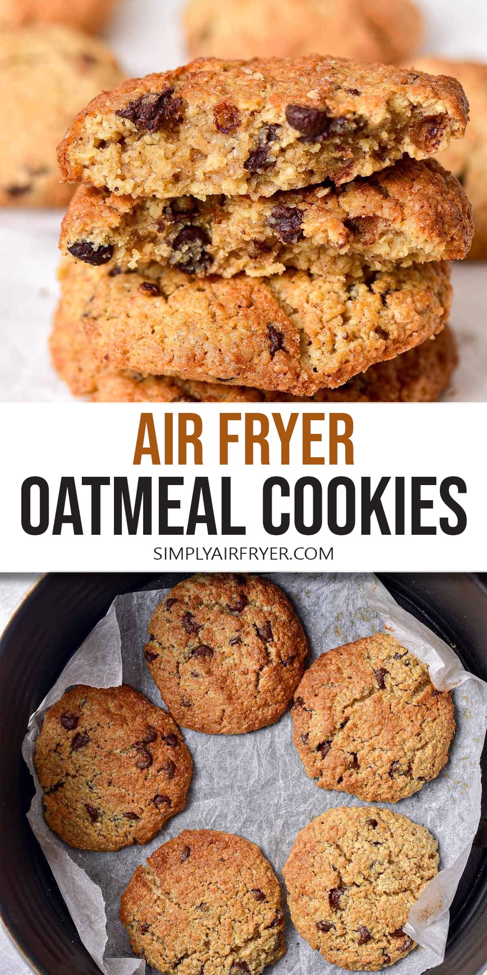 Air Fryer Oatmeal Cookies - Simply Air Fryer